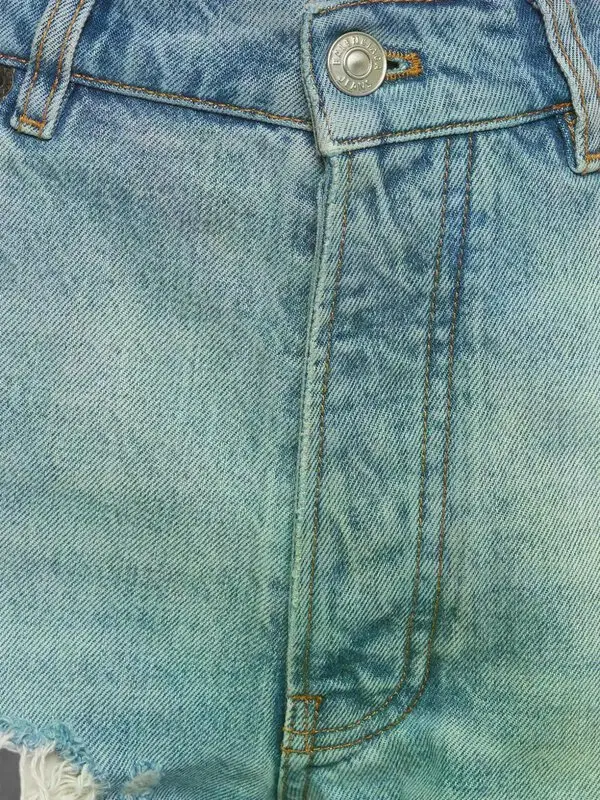 Balenciaga Distressed Light Wash Denim Jeans