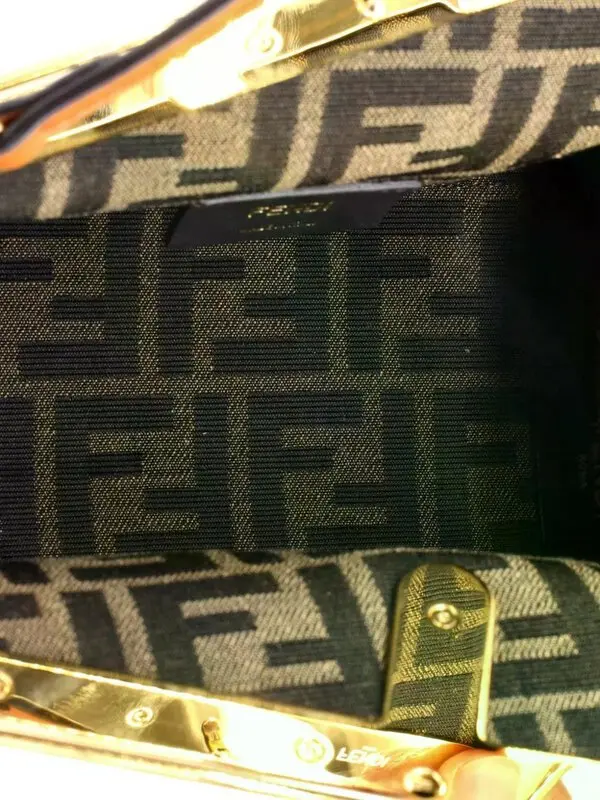 Fendi Small Raffia Shoulder Bag