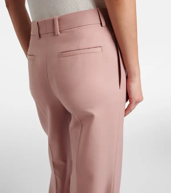 Chloé Virgin Wool Flared Trousers
