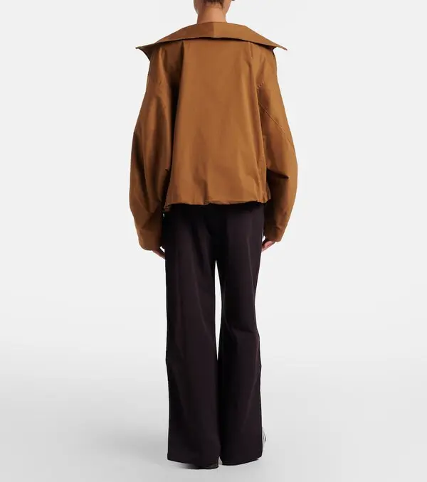 Citizens Of Humanity Aurora Cotton-blend Wide-leg Track Pants - Brown