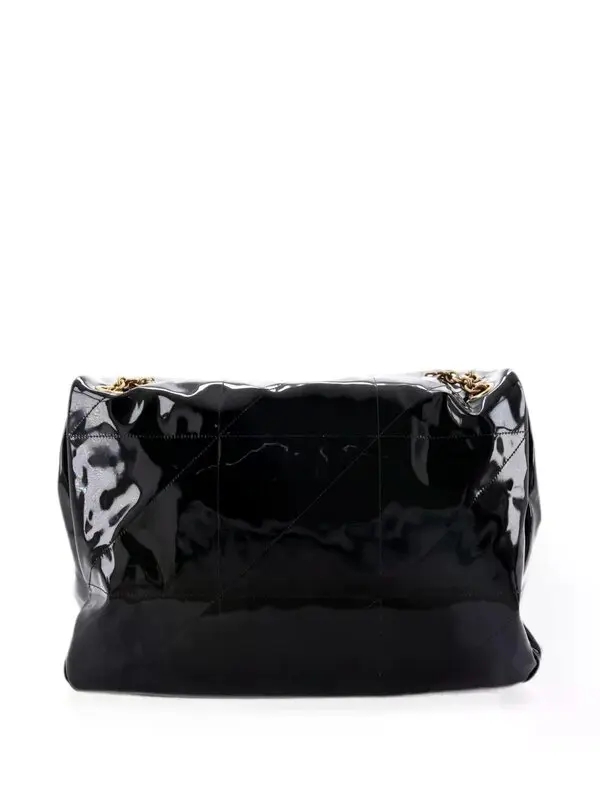 Saint Laurent Jamie 4.3 Quilted Patent Large Shoulder Bag - Black