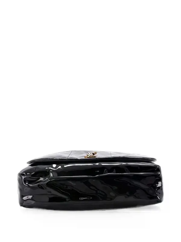 Saint Laurent Jamie 4.3 Quilted Patent Large Shoulder Bag - Black