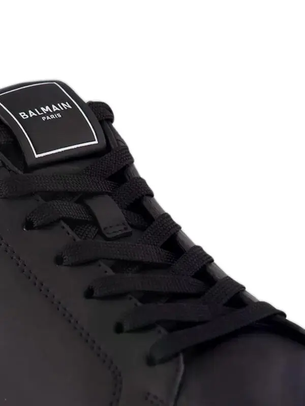 Balmain B-court Leather Sneakers