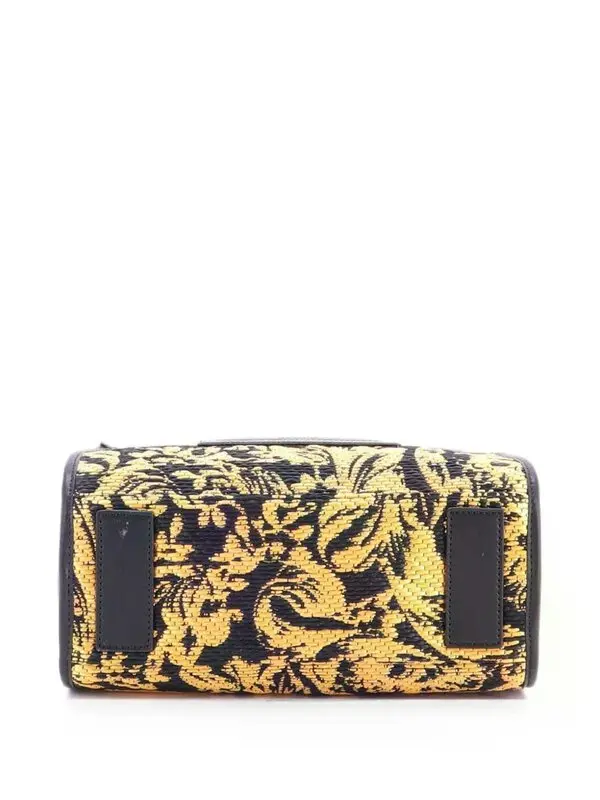Versace Athena Barocco Raffia Small Tote Bag