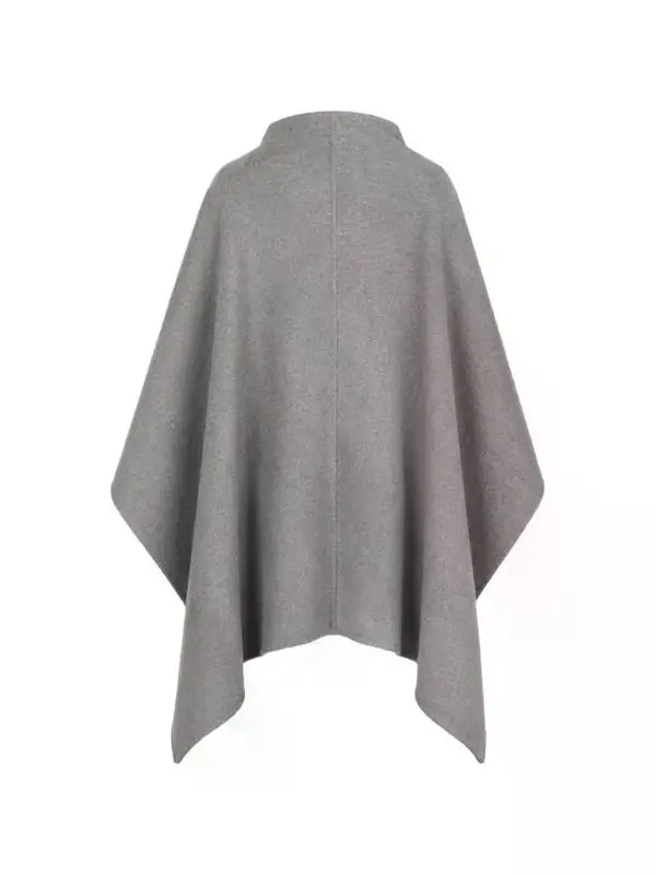 Alberta Ferretti Seam-detail Wool Cape