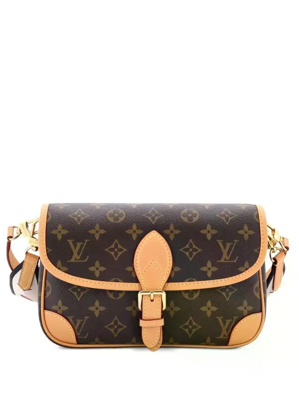 LOUIS VUITTON Diane Nm Monogram Canvas Crossbody Bag - Brown