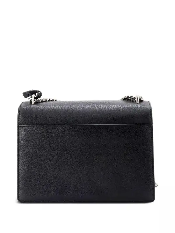 Saint Laurent Sunset Leather Medium Crossbody Bag - Black