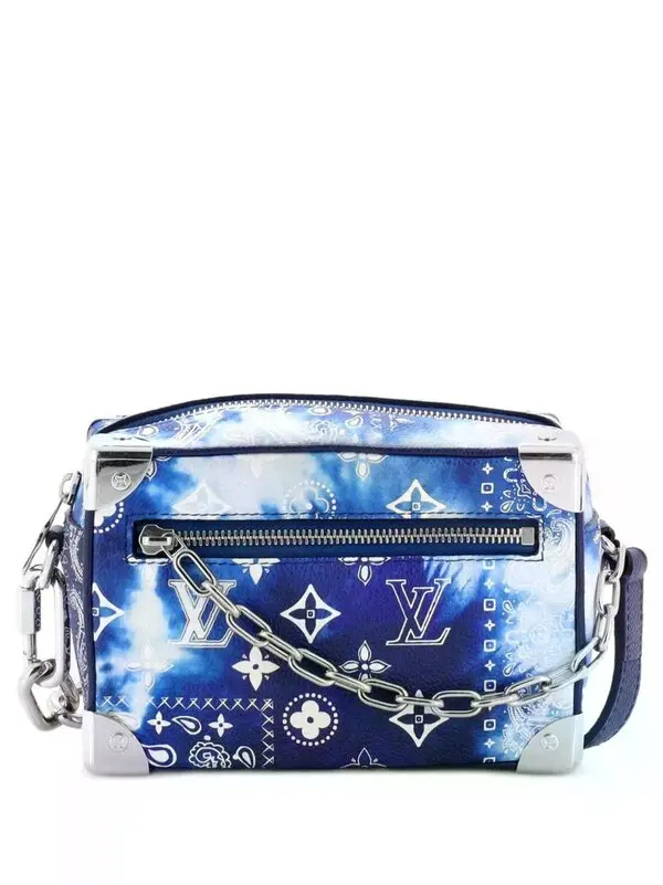 LOUIS VUITTON Soft Trunk Bag Limited Edition Monogram Bandana Leather Mini Shoulder Bag