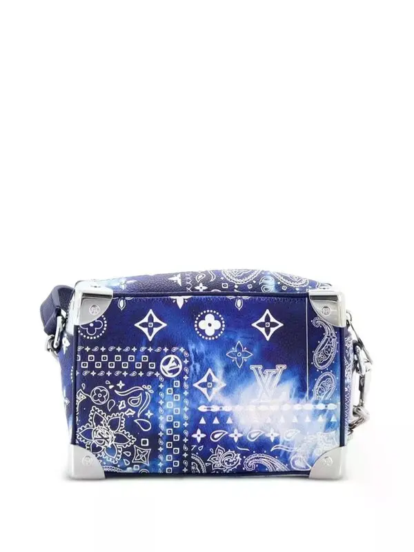 LOUIS VUITTON Soft Trunk Bag Limited Edition Monogram Bandana Leather Mini Shoulder Bag