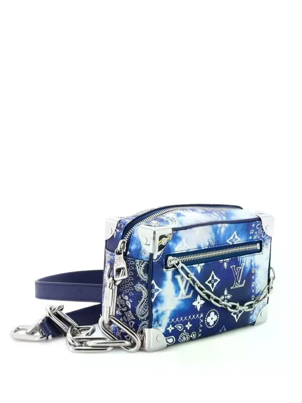 LOUIS VUITTON Soft Trunk Bag Limited Edition Monogram Bandana Leather Mini Shoulder Bag
