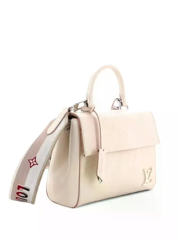 LOUIS VUITTON Cluny Epi Leather Top Handle Bag Mini Satchel - Neutrals