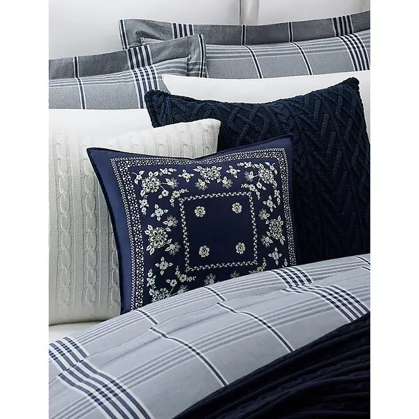 Ralph Lauren Brynn Square Silk Cushion Cover