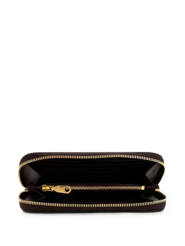 Etro Libra Zip-around Leather Wallet With Pegaso