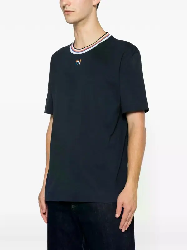 Fendi Ff-embroidered T-shirt