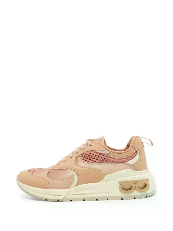 FERRAGAMO Cosimina Sneakers With Paneled Mesh