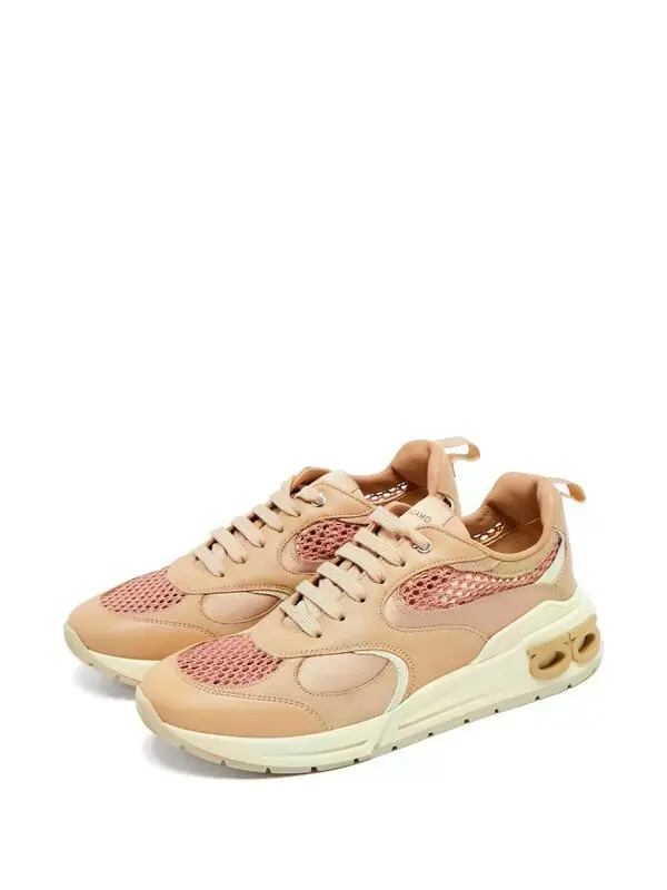 FERRAGAMO Cosimina Sneakers With Paneled Mesh