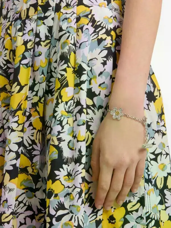 Marni Yellow Rhinestone Daisy Bracelet