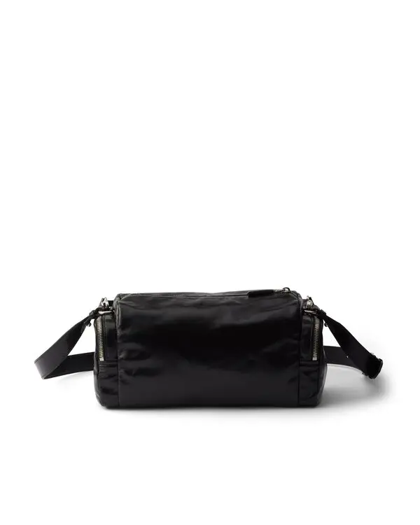 Prada Leather Shoulder Bag - Black
