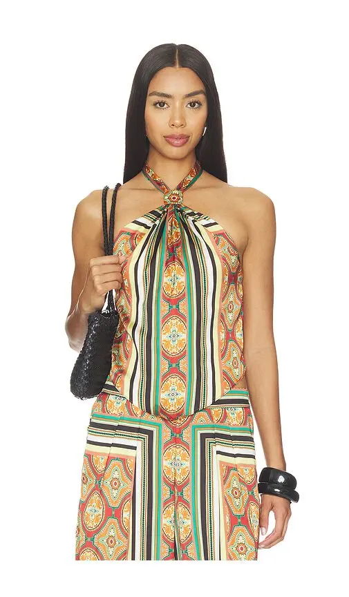 Misa Gem Halter Neck Top