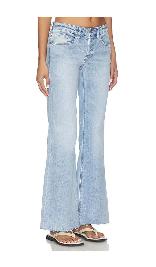 Good American Vintage Low Rise Relaxed Flare Jeans