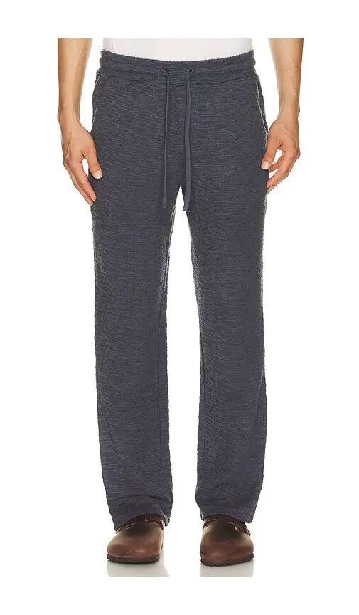 Marine Layer Hugo Boucle Pant In . Also - Blue