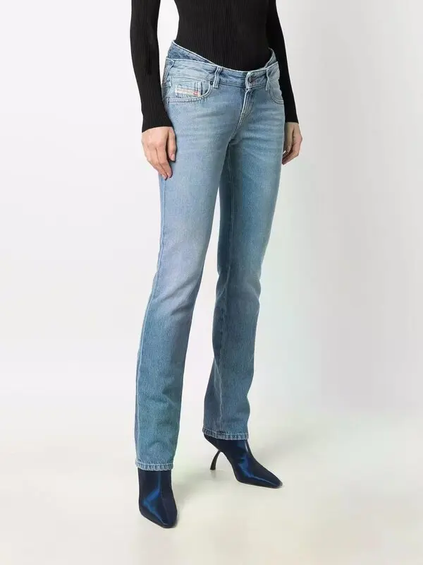 DIESEL® Straight-leg Low-rise Jeans