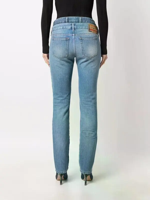 DIESEL® Straight-leg Low-rise Jeans