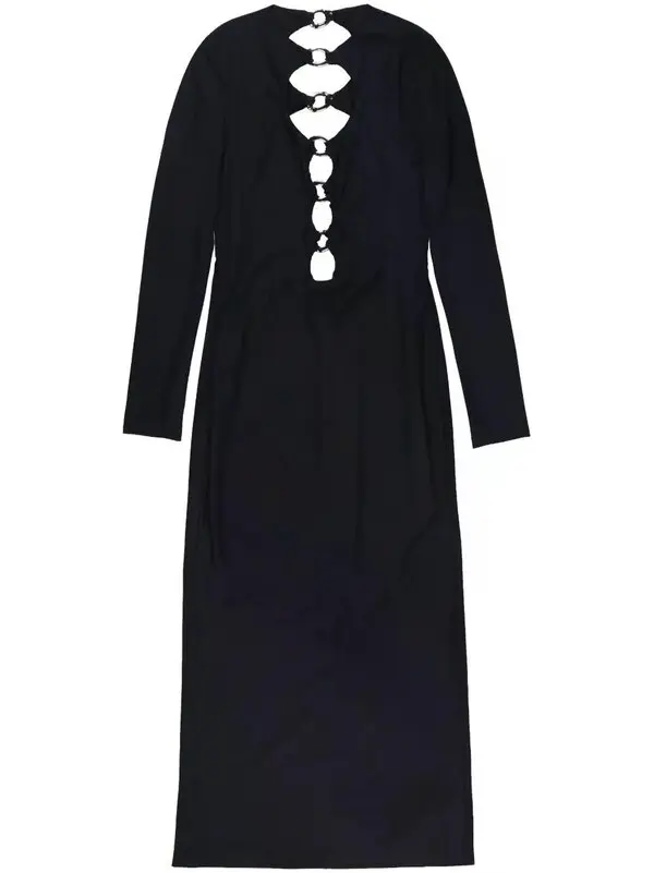 Burberry Corrine Dress With Cut-out Detailing And Open Back