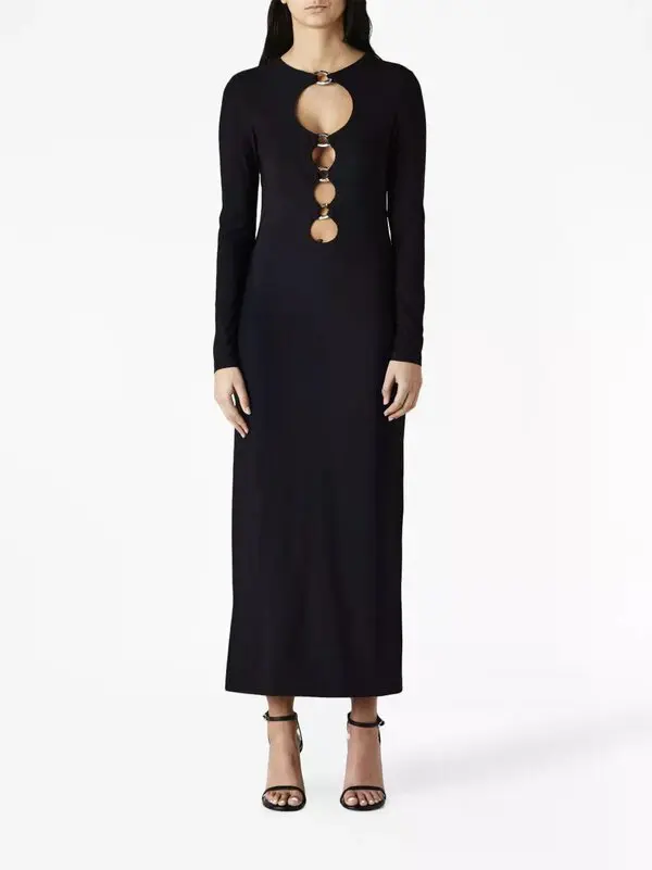 Burberry Corrine Dress With Cut-out Detailing And Open Back