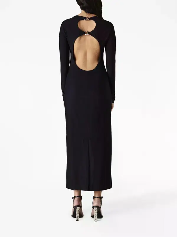 Burberry Corrine Dress With Cut-out Detailing And Open Back