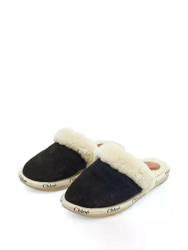 Chloé Shearling-lined Mules
