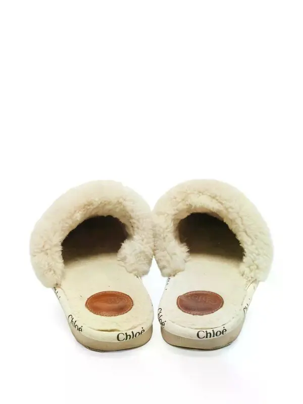 Chloé Shearling-lined Mules