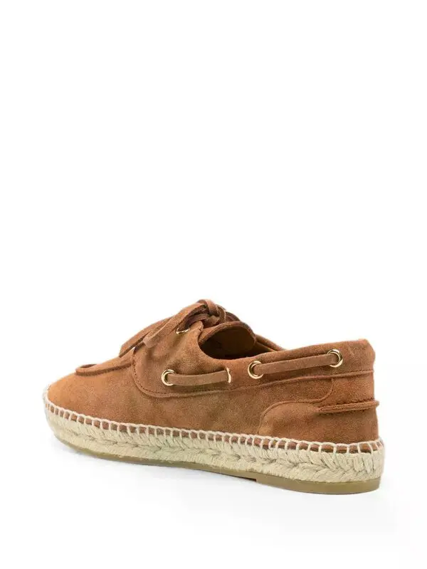 Bally Suede Espadrilles With Braided Raffia Midsole