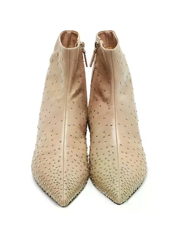 Valentino Garavani Studded Calf Leather Ankle Boots