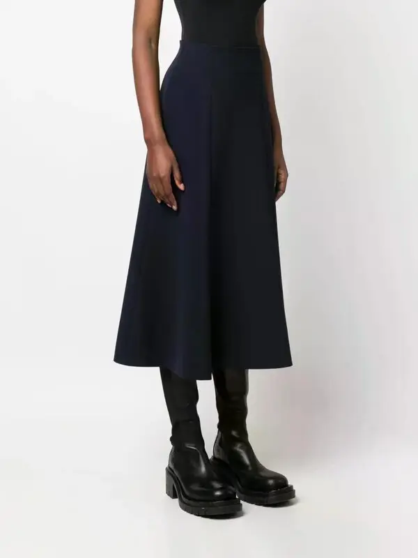 Moschino High-waisted A-line Midi Skirt