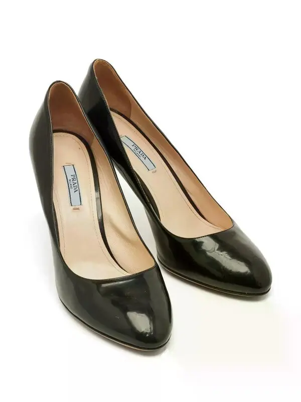 Prada Round Toe Stiletto High Heel Pumps