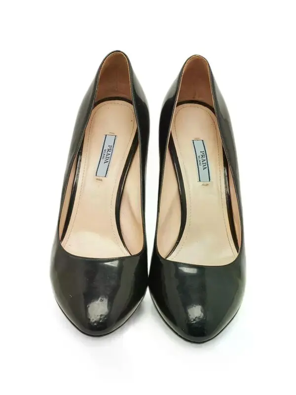 Prada Round Toe Stiletto High Heel Pumps