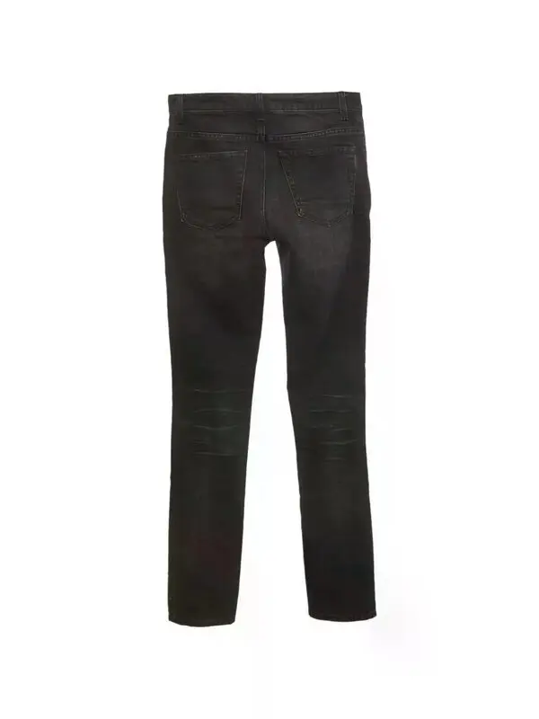 Saint Laurent Distressed Slim-fit Jeans
