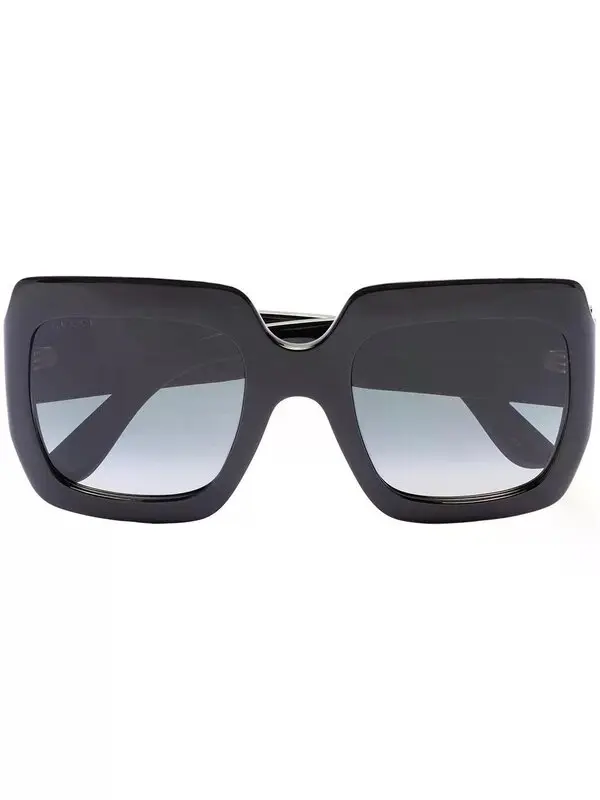 Gucci Oversize-frame Sunglasses With Interlocking G Logo