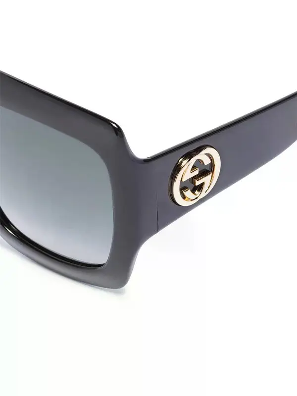 Gucci Oversize-frame Sunglasses With Interlocking G Logo