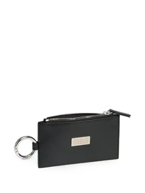 MAISON MARGIELA Leather Zip Wallet - Black