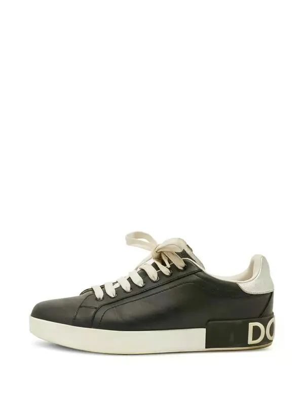 Dolce & Gabbana Portofino Low-top Sneakers - Black