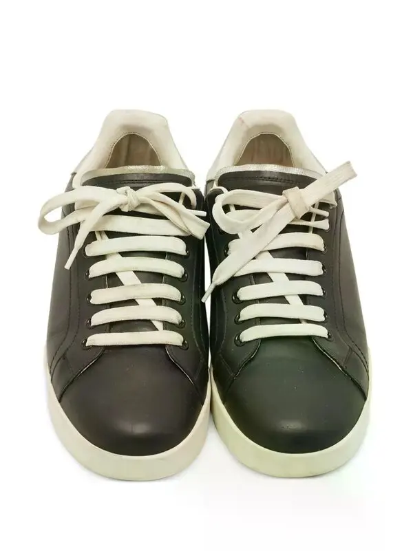 Dolce & Gabbana Portofino Low-top Sneakers - Black