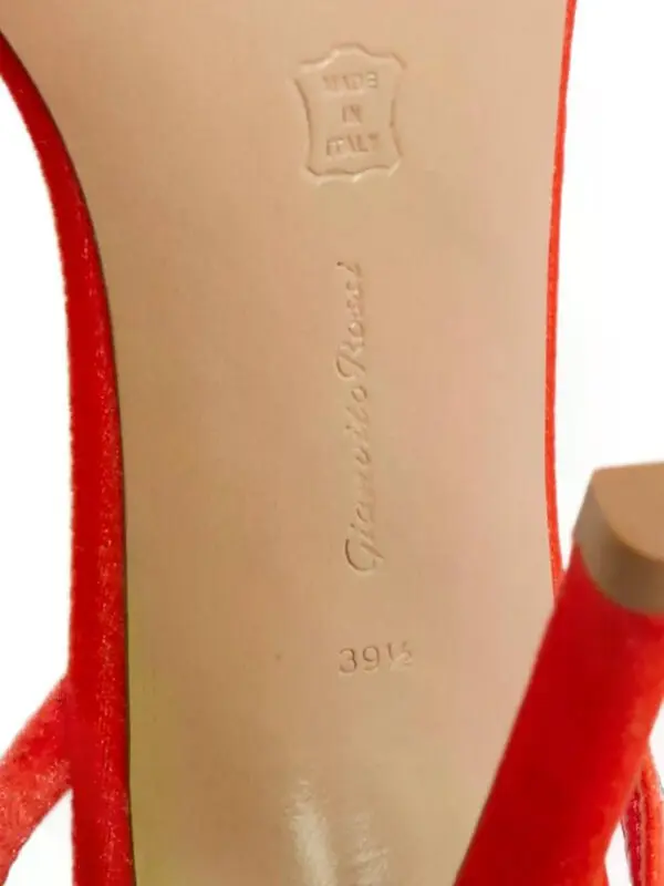 GIANVITO ROSSI Britney Embellished Slingback Sandals