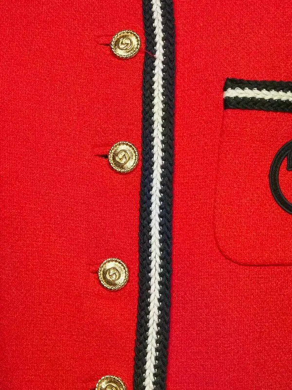 Gucci Braided-trim Jacket