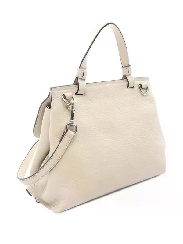 Gucci Small Calfskin Bamboo Daily Satchel - Neutrals