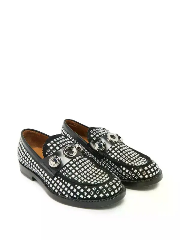 Burberry Broadbrook Crystal-embellished Loafers