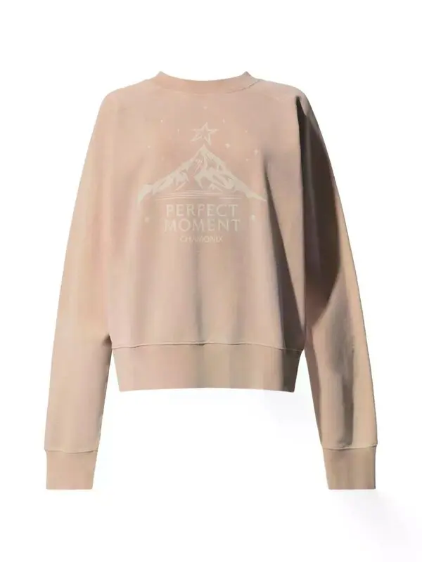 Perfect Moment Logo Cotton Sweatshirt