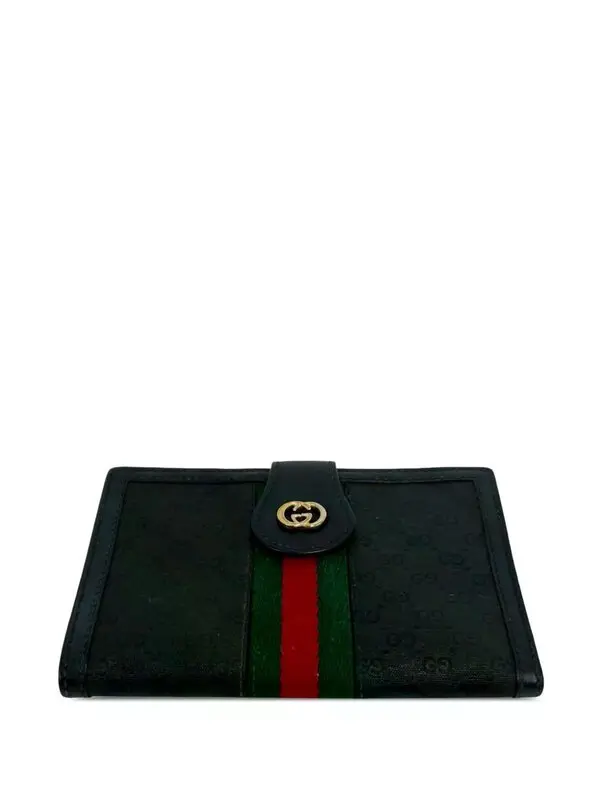 Gucci 20th Century Micro Gg Supreme Web Bifold Wallet Small Wallets