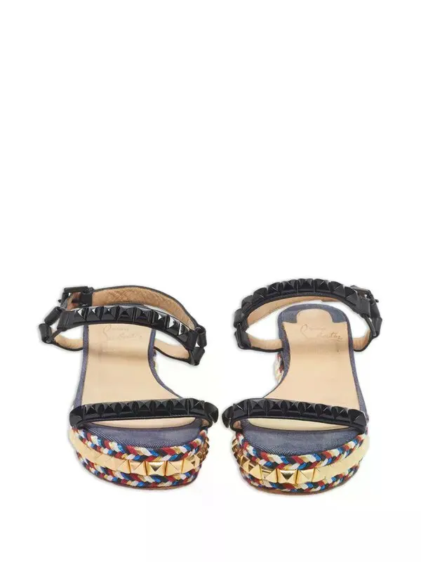 CHRISTIAN LOUBOUTIN Pyraclou Studded Platform Sandals